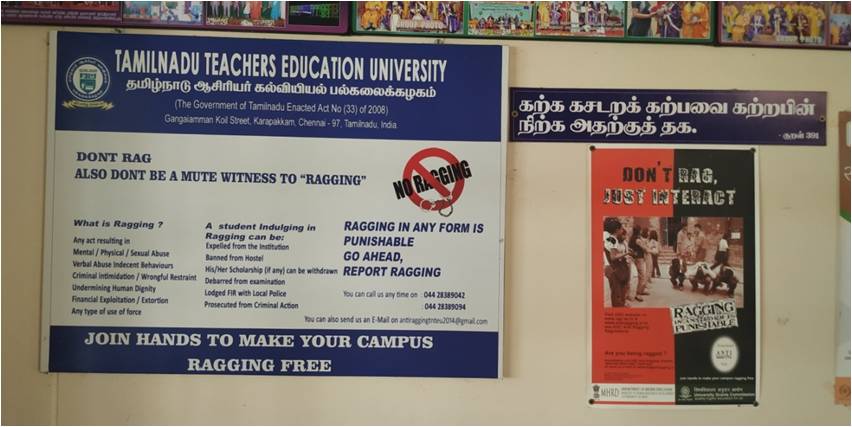 Anti-Ragging Cell - Tamil Nadu Teachers Education University